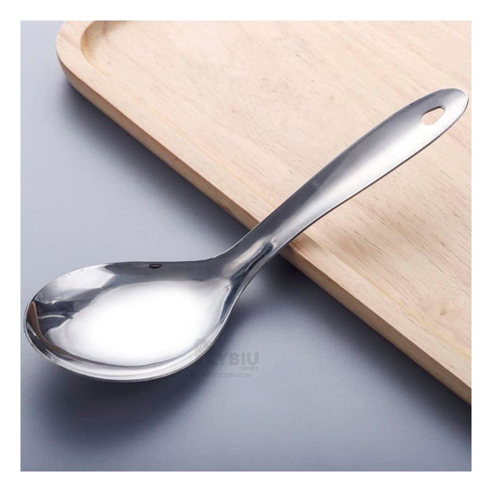 Cucharon Semi Hondo de Acero Inoxidable | plazaVea - plazaVea