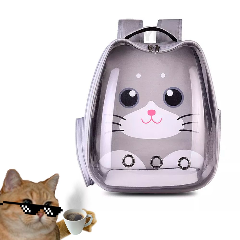 Mochila Gato para Viajar de Color Plomo | plazaVea - Supermercado