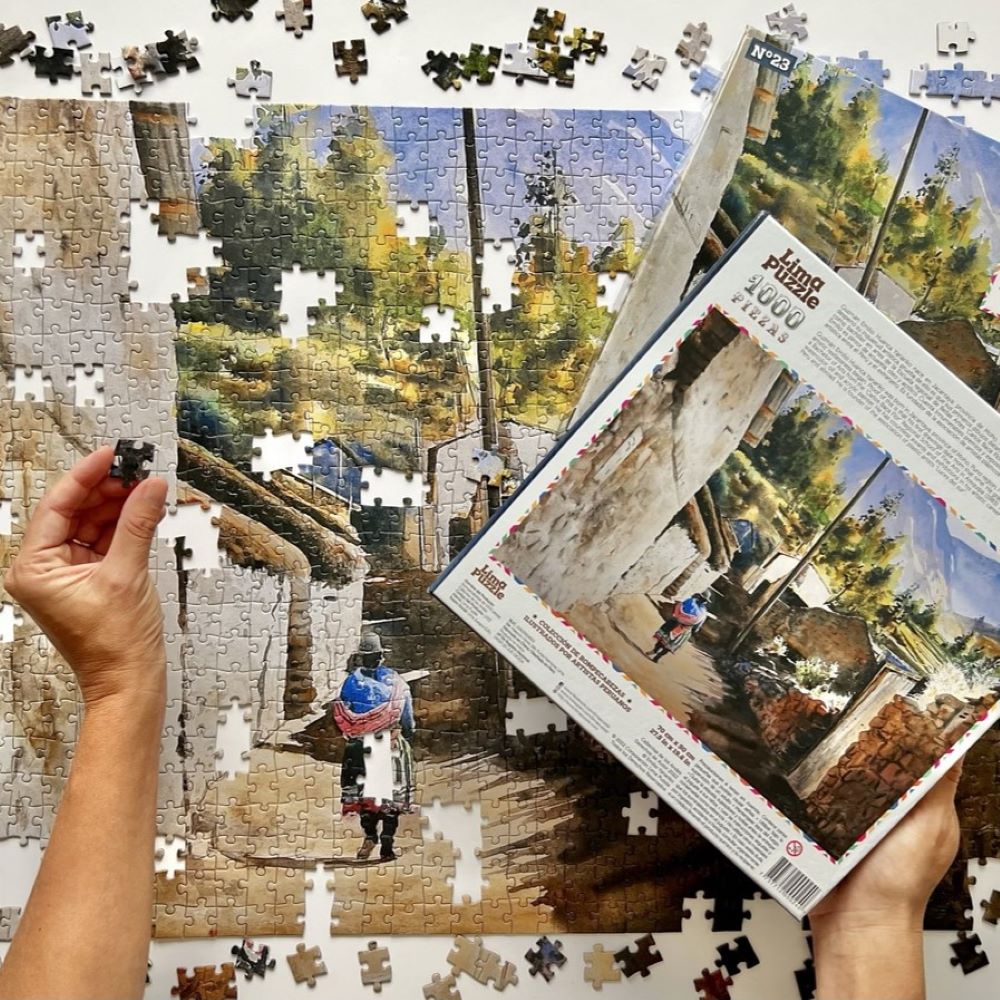 Rompecabezas Artistas Peruanos Lima Puzzle Callecitas de los Andes Lima ...