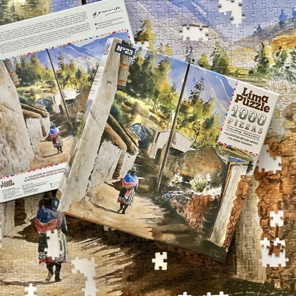 Rompecabezas Artistas Peruanos Lima Puzzle Callecitas de los Andes Lima ...