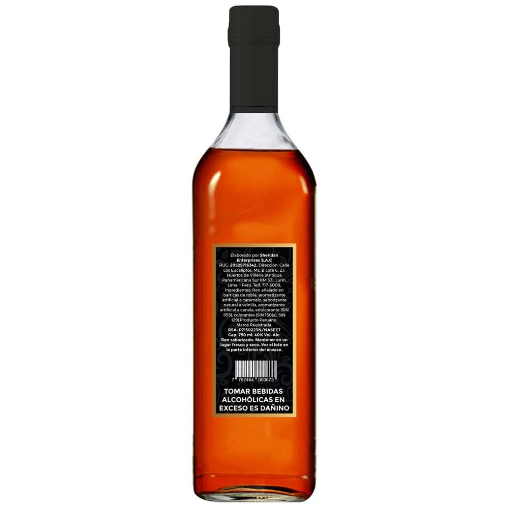 Ron VIEJA BARRICA Black Botella 750ml | plazaVea - Supermercado