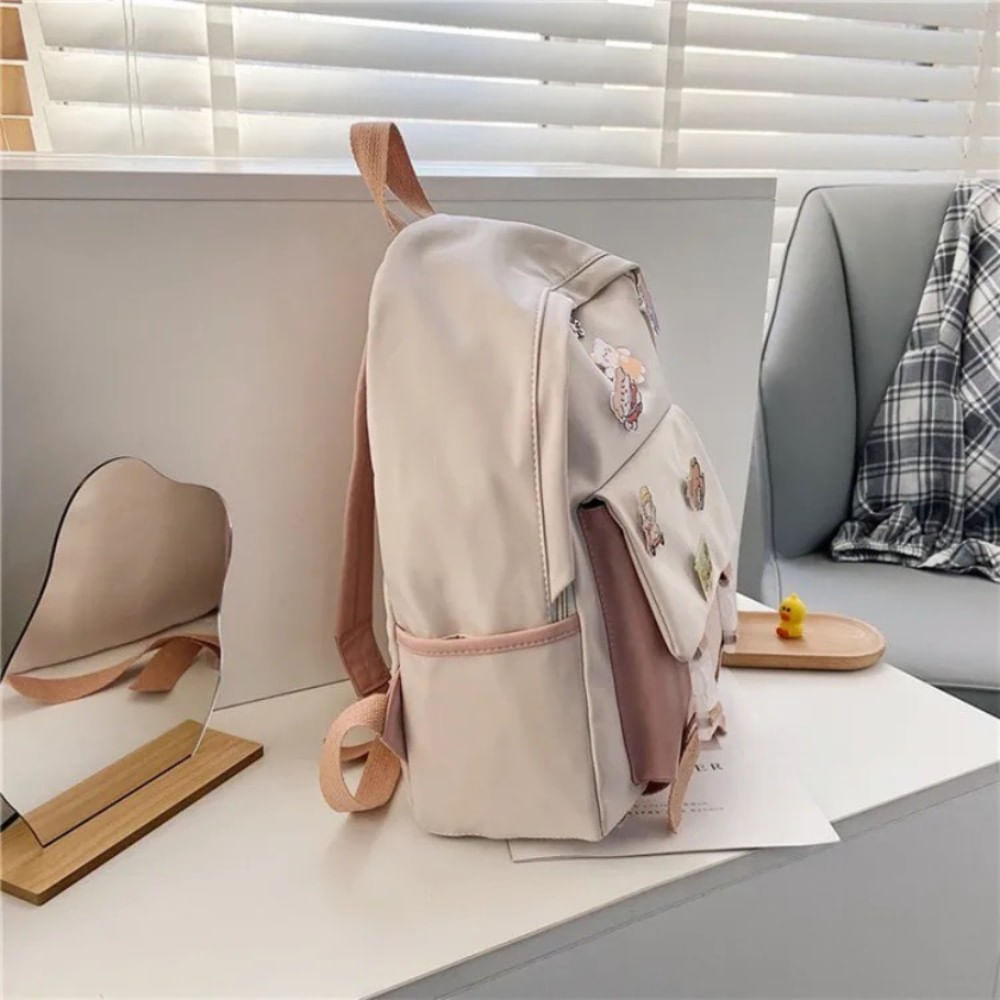 Mochila Kawaii Coreana con accesorios | plazaVea - plazaVea PRD