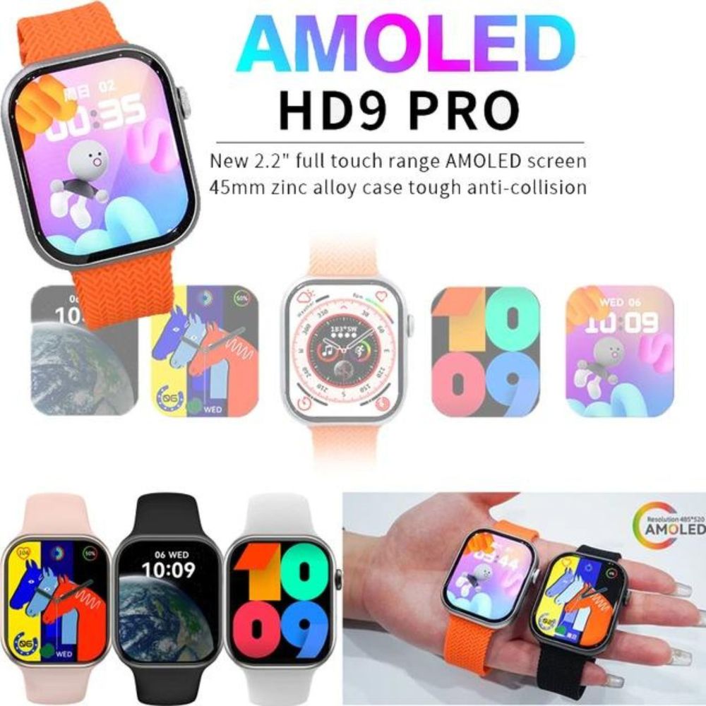 Smart Watch HD9 Pro Amoled Serie 8 Color Negro | plazaVea - plazaVea