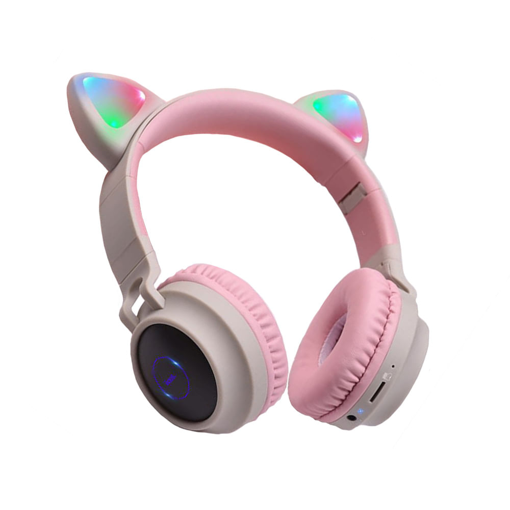 Audífonos BT V5,0 Oreja de gato Hoco W27 Gris Inalámbrico De Alta ...