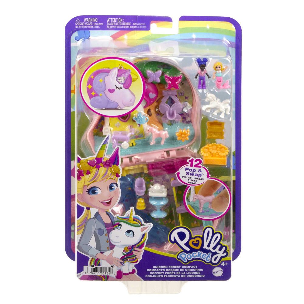 Set Polly Pocket Compacto Unicornio | plazaVea - plazaVea