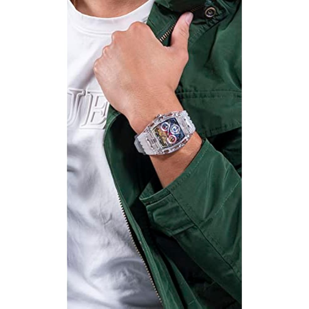 Reloj deportivo Guess Gw0499G3 para Hombre en Transparente | plazaVea ...