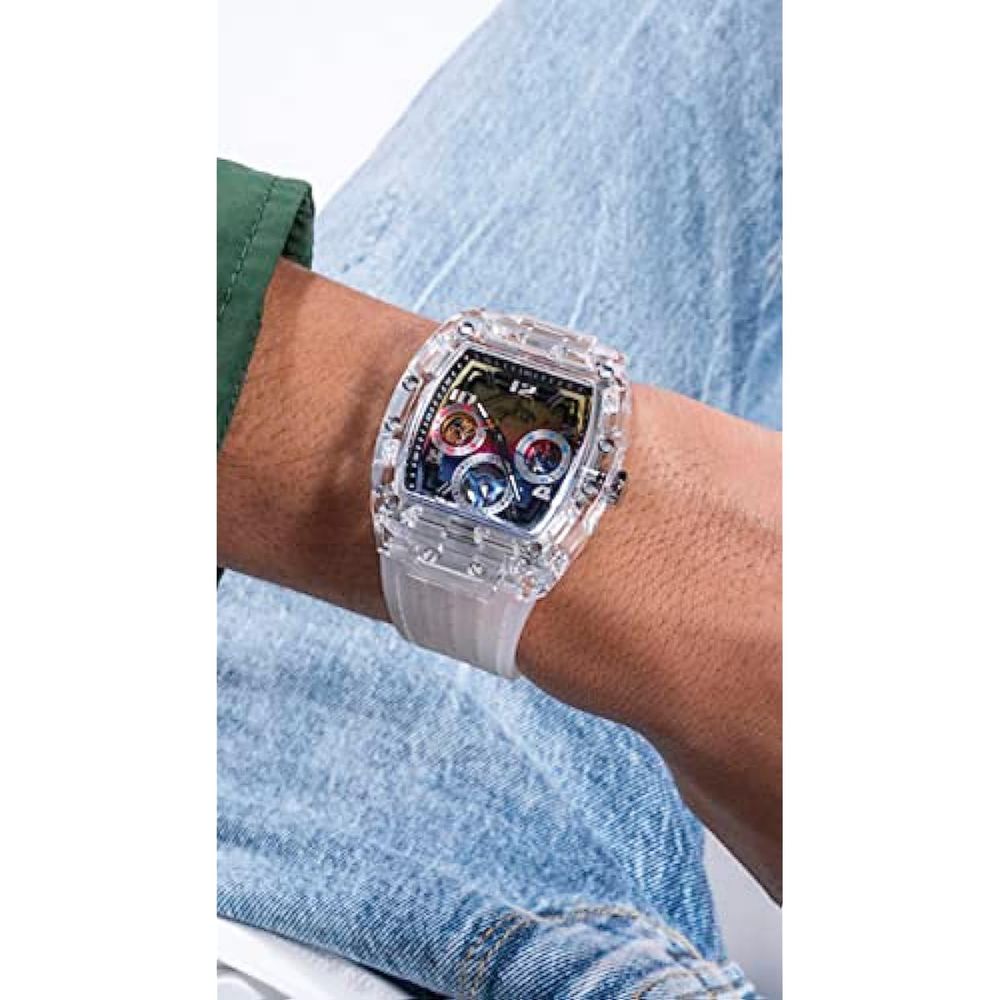 Reloj deportivo Guess Gw0499G3 para Hombre en Transparente | plazaVea ...