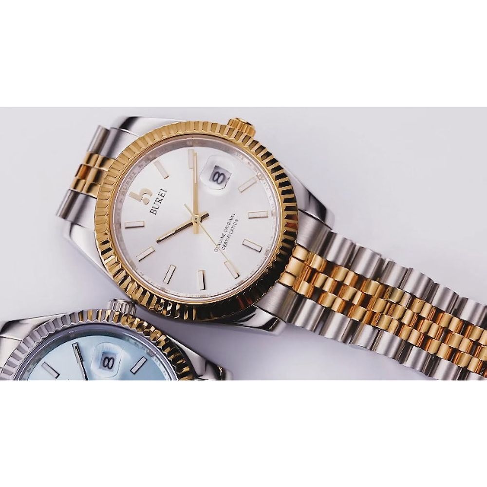 Reloj de Lujo Burei 8001 para Hombre en Plateado | plazaVea - plazaVea