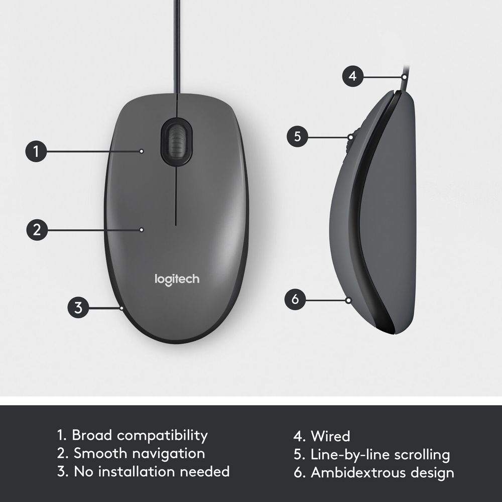 Mouse Logitech M100 | plazaVea - plazaVea