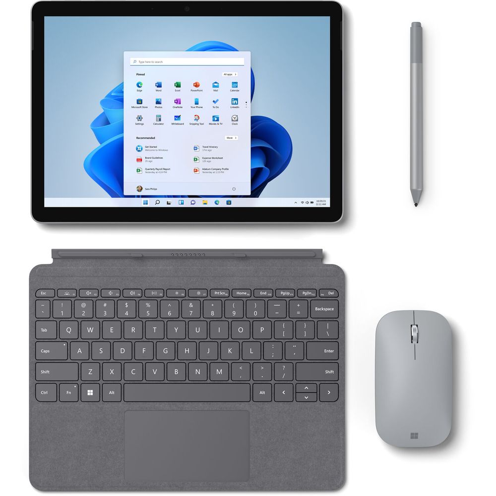 Tableta Microsoft Surface Go 3 de 10 5 Multi Táctil Solo Wi Fi Platinum ...