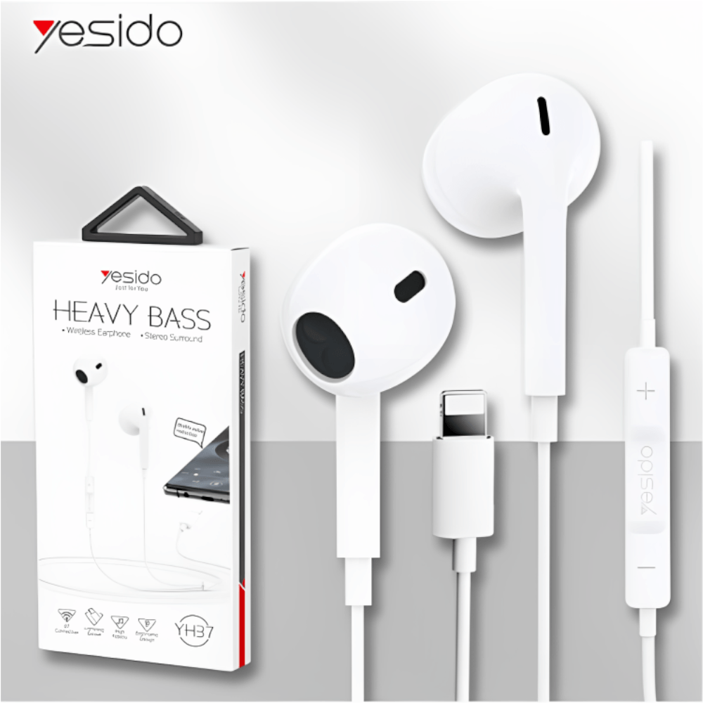 Audífonos Earpods Yesido 3ra Generación con Lightning para iPhone iPad ...