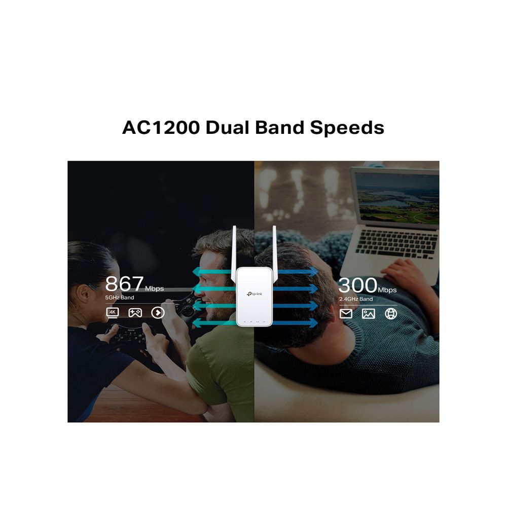 TP Link RE315 Mesh Extensor Doble Banda 5 GHz 2,4 GHz AC1200 | plazaVea ...
