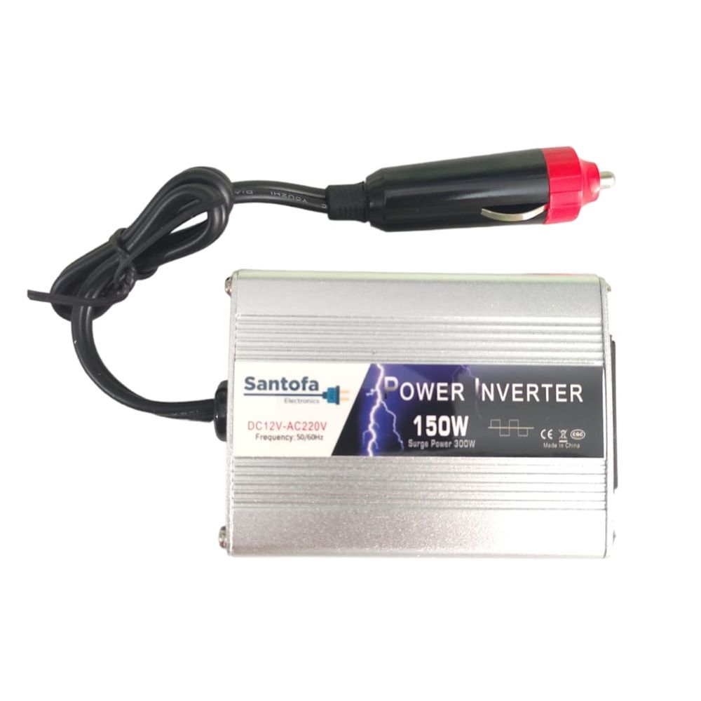 Inversor de Corriente para Auto de 12v A 220v Usb 150w Santofa | plazaVea - plazaVea