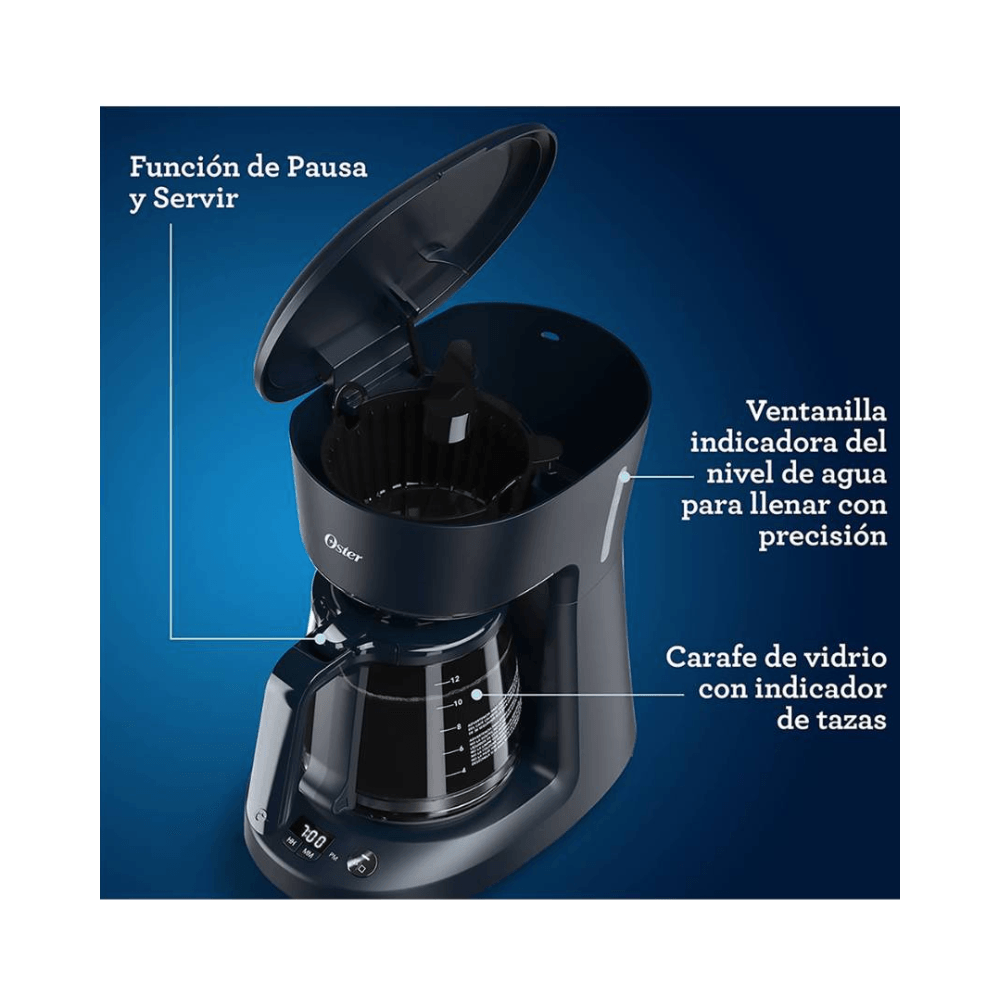 Cafetera Oster de 12 Tazas Con Filtro Permanente | plazaVea - Supermercado