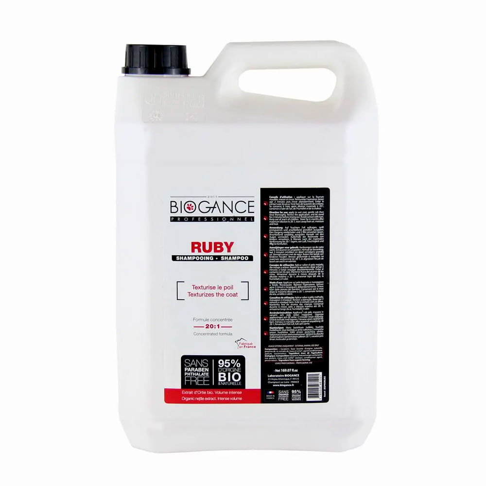 Shampoo Desengrasante Biogance Perros y Gatos Ruby Pro 4L | plazaVea - plazaVea