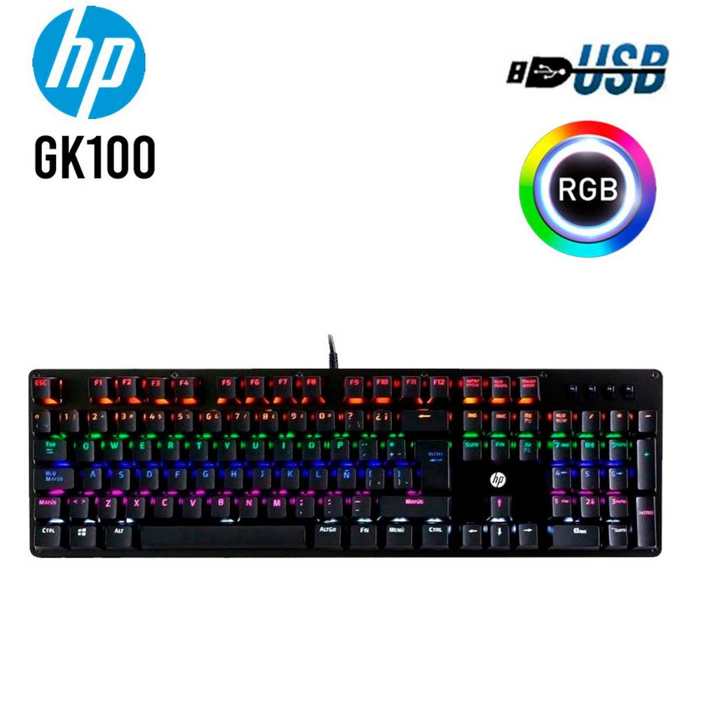 Teclado Hp Mechanical Keyboard Gk100 | plazaVea - plazaVea