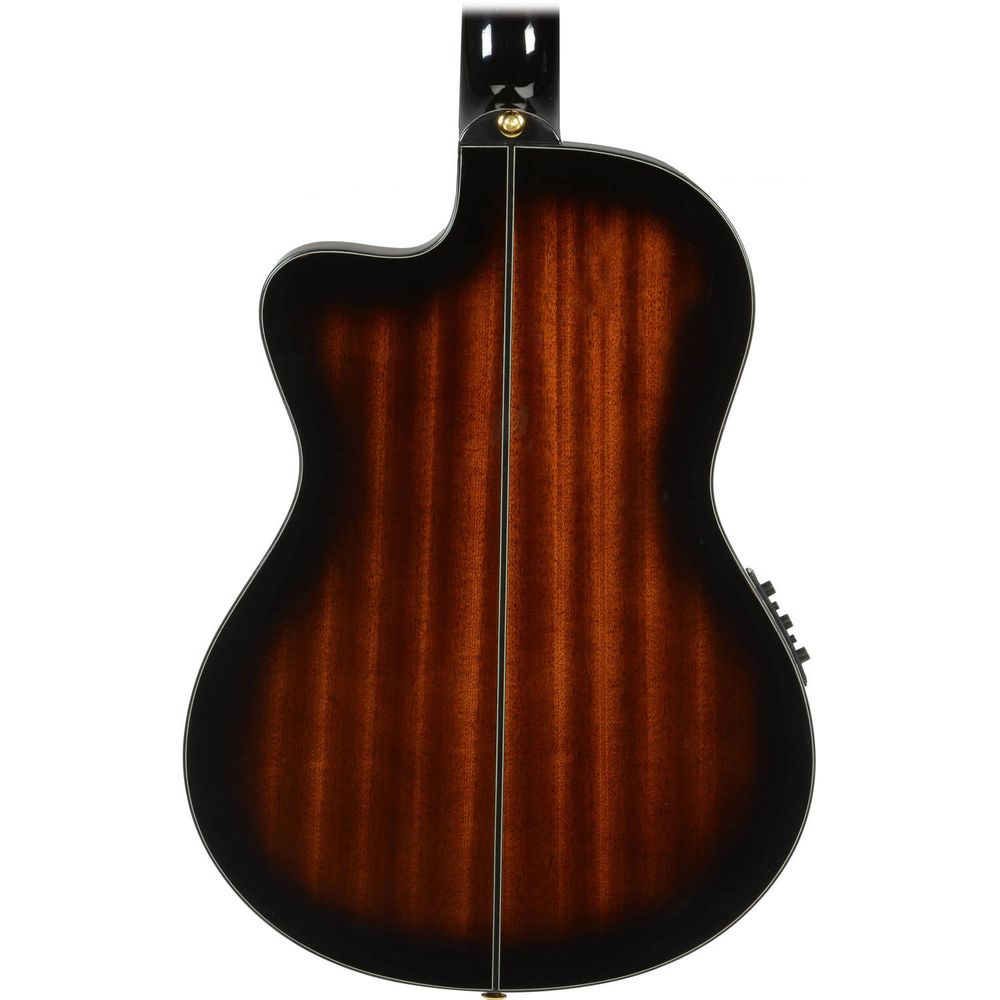 Guitarra Clásica Acústica Eléctrica Ibanez Ga35tce Thin Line Sunburst