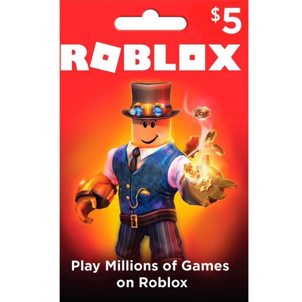 Codigo Roblox Gift Card 5 Usd Tarjeta Robux 400 Global (Digital ...