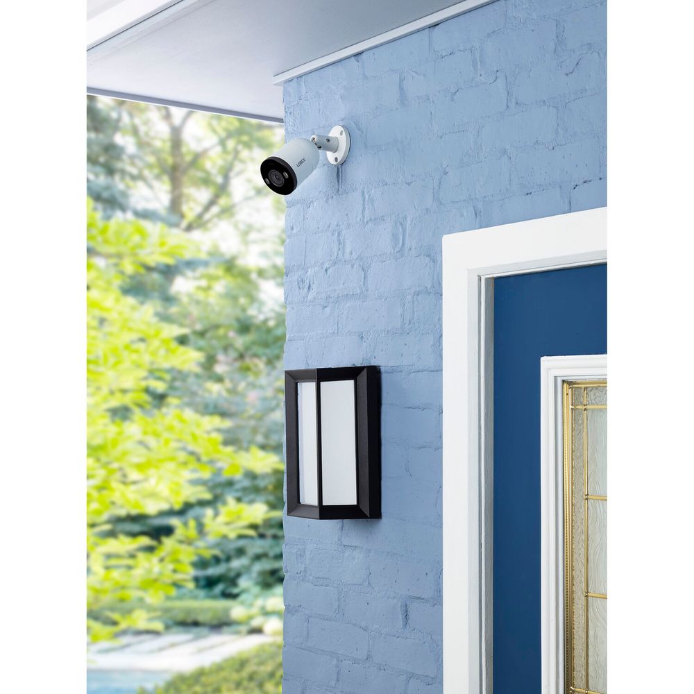 Cámara de Bala de Red Exterior Lorex E893Ab 4K Uhd Smart Deterrence con ...