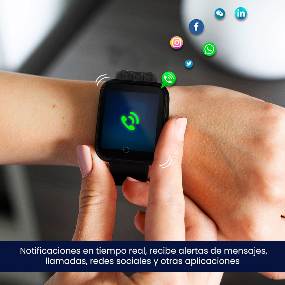 Smartwatch 116 PLUS Con Correa Texturizada | plazaVea - Supermercado