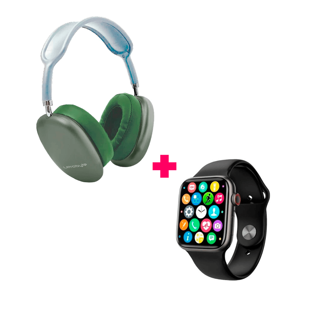Smartwatch T900 PRO MAX L más Handsfree Bluetooth P9 PLUS color verde ...