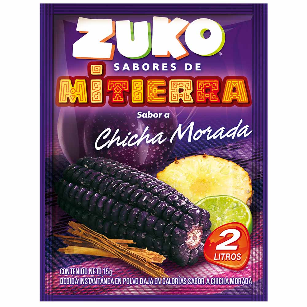 Bebida Instantánea en Polvo ZUKO Sabores de mi Tierra Chicha Morada ...