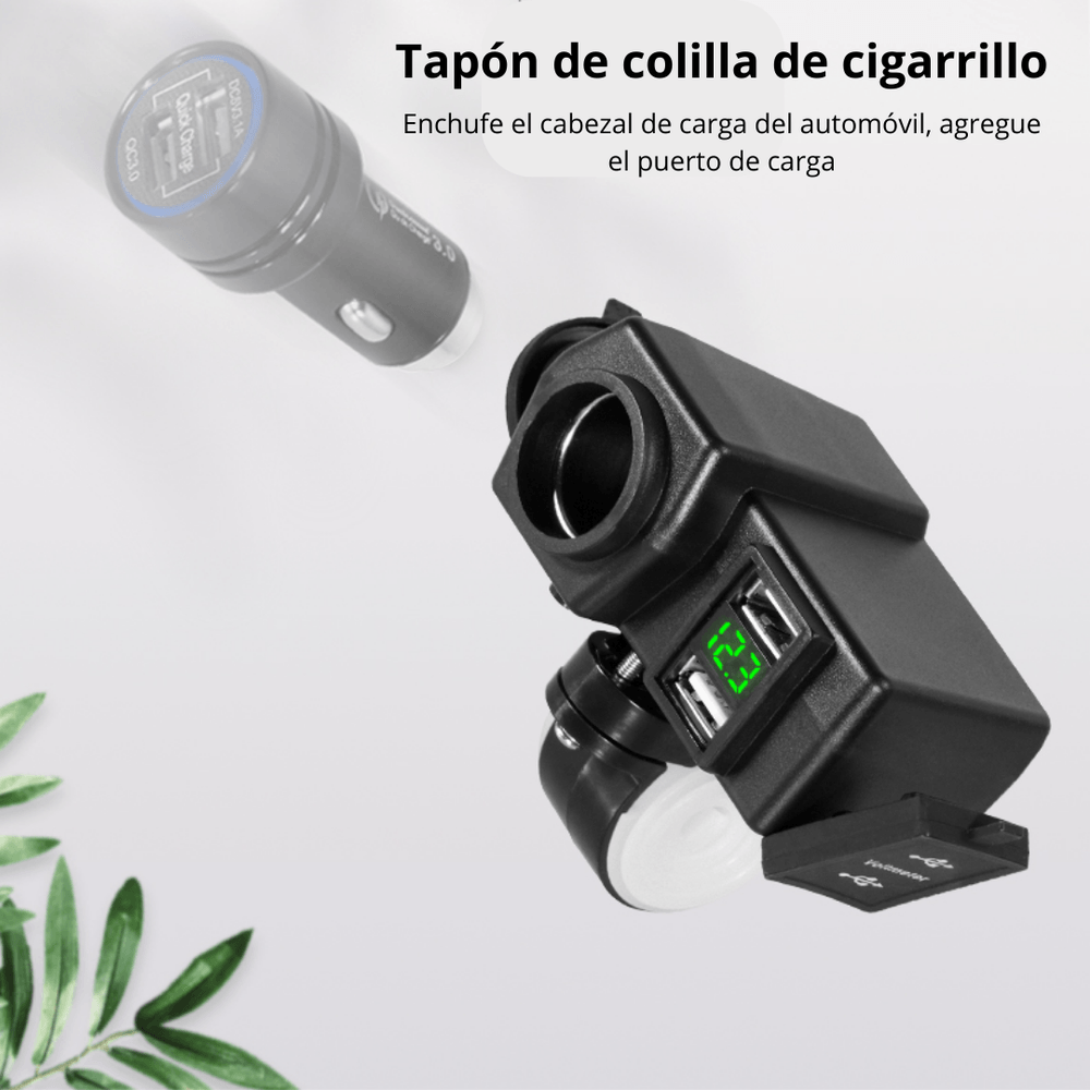 Cargador Usb Cigarrera Universal de Moto para Celular BS5803 | plazaVea - plazaVea