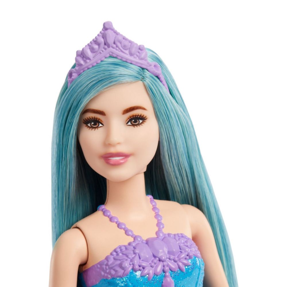 Muñeca Barbie Princesa Cabello Azul Hgr13 | plazaVea - plazaVea