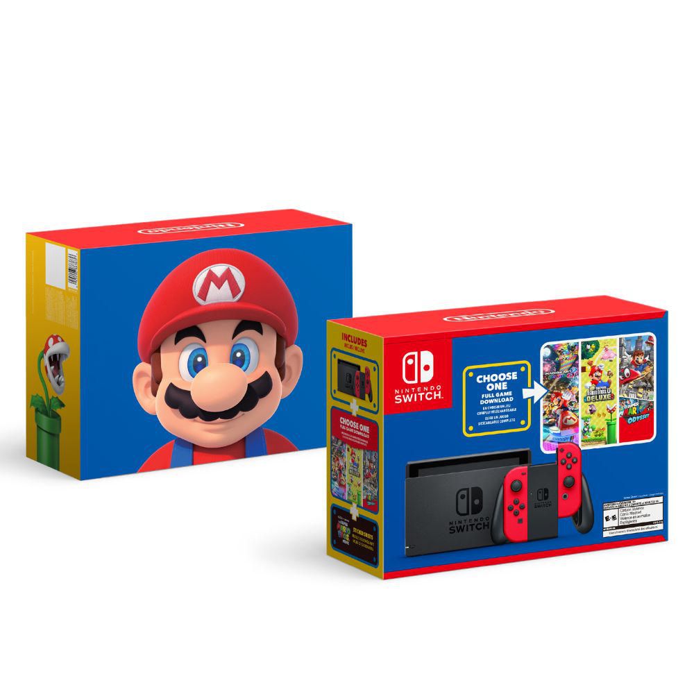 Consola Nintendo Switch Mario Bundle (1 juego a elección) | plazaVea ...