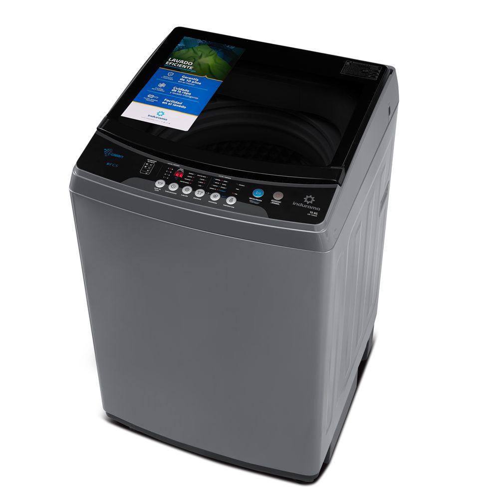 Lavadora Indurama LRI-15DGR 15Kg Gris Oscuro | plazaVea - plazaVea