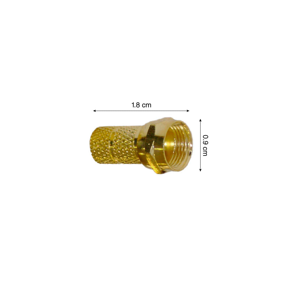 Conectores atornillables RG-6 Gold x10un | plazaVea - Supermercado