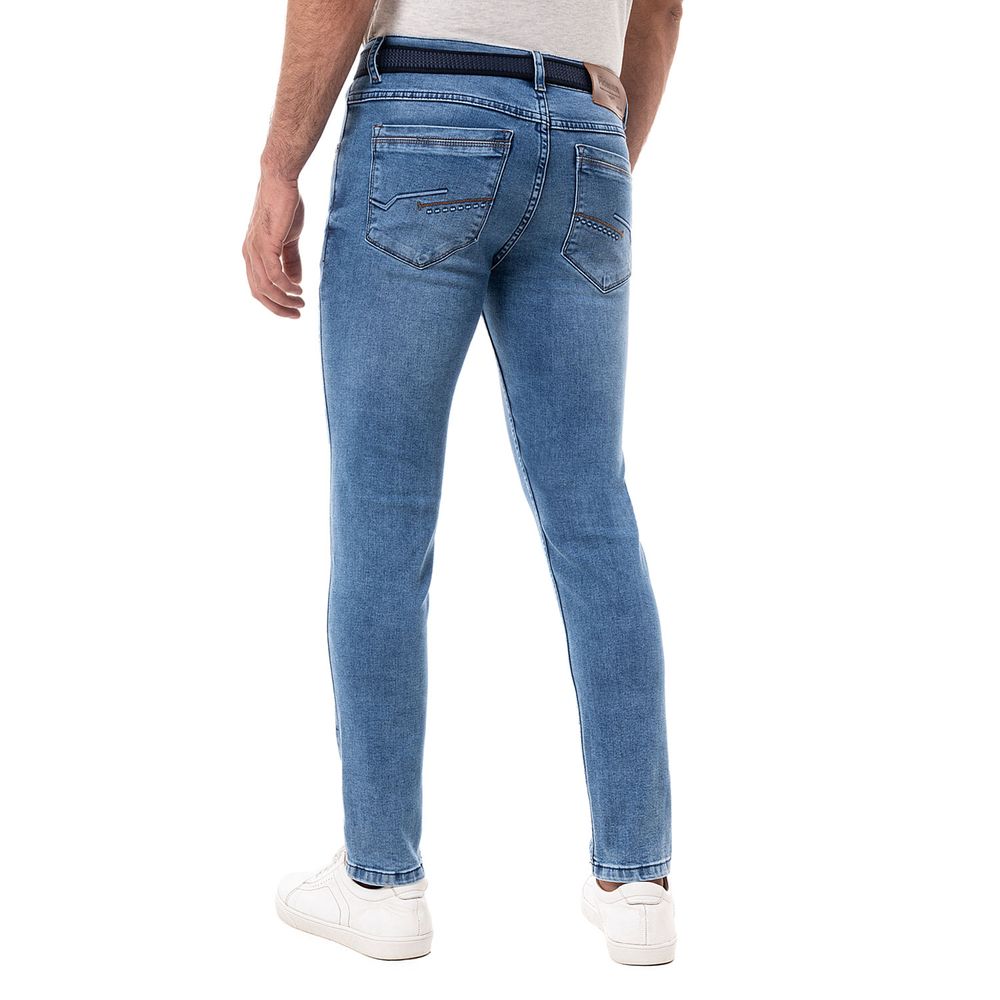 Pantalon Moda Denim Stretch Hombre Nialh | plazaVea - plazaVea