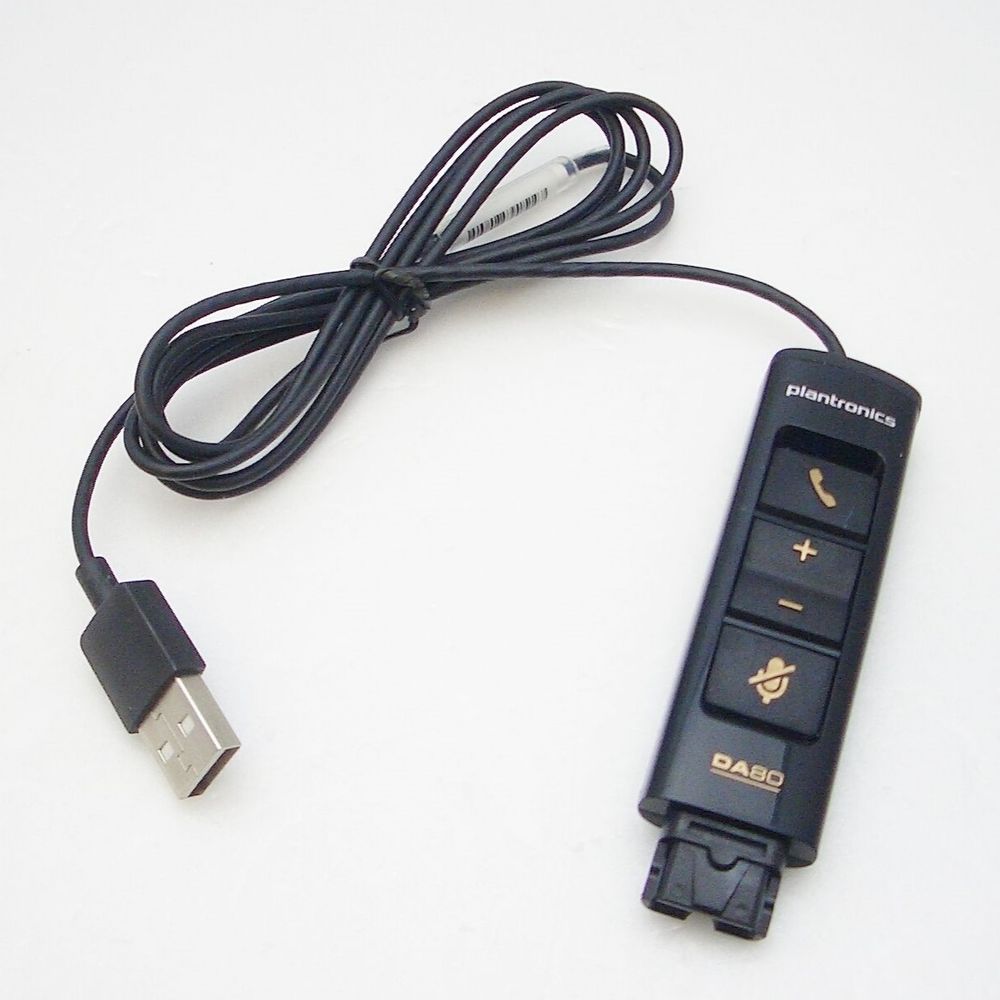 Adaptador Plantronics DA80 Procesador de Audio USB Poly - 201852-01 ...