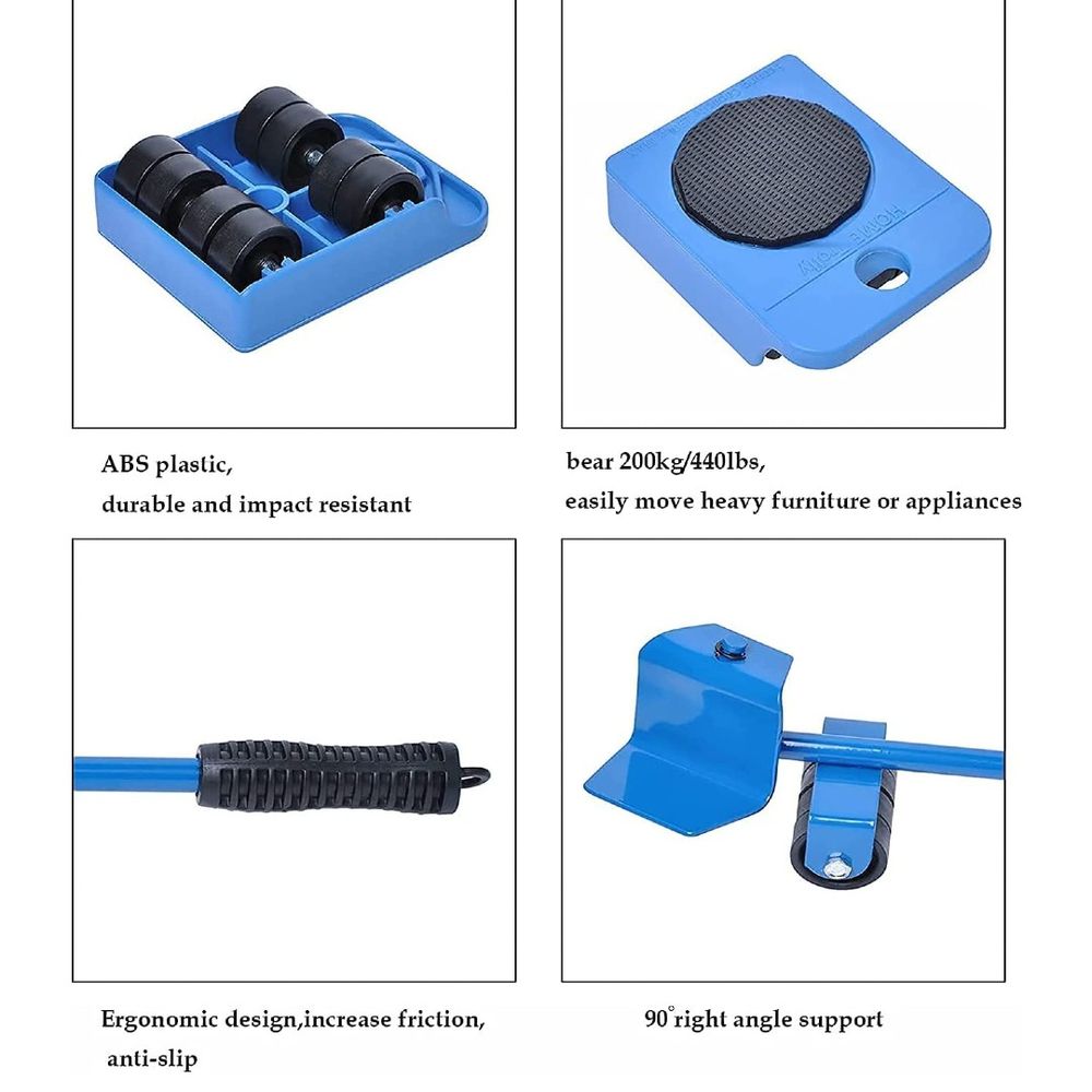 Kit de Ruedas para Mover Muebles Azul | plazaVea - plazaVea