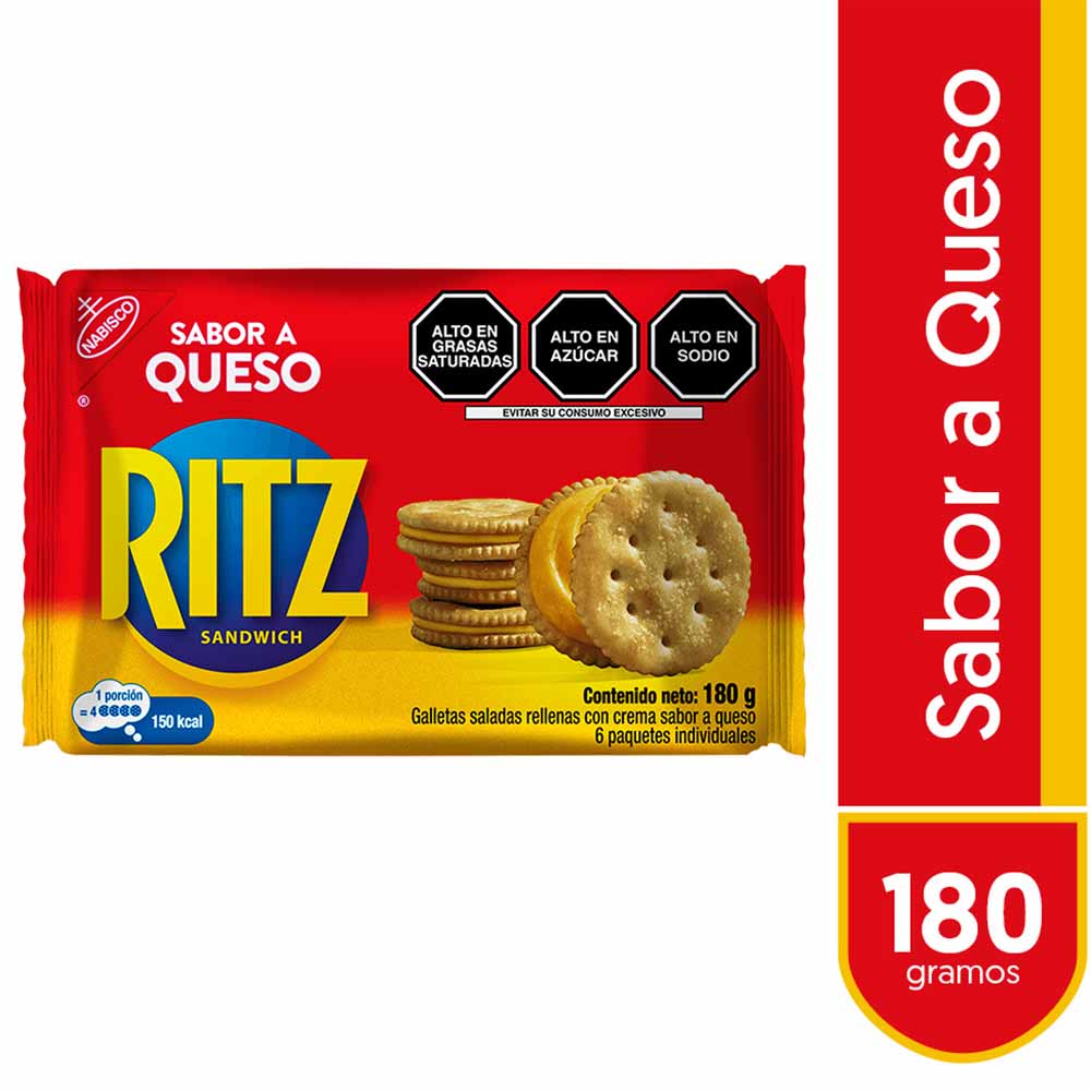 Galletas Saladas RITZ Sabor a Queso Bolsa 30g Paquete 6un | plazaVea ...