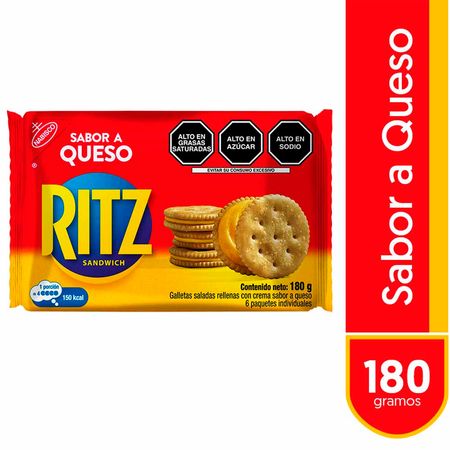 Galletas Saladas RITZ Sabor a Queso Bolsa 30g Paquete 6un | plazaVea ...
