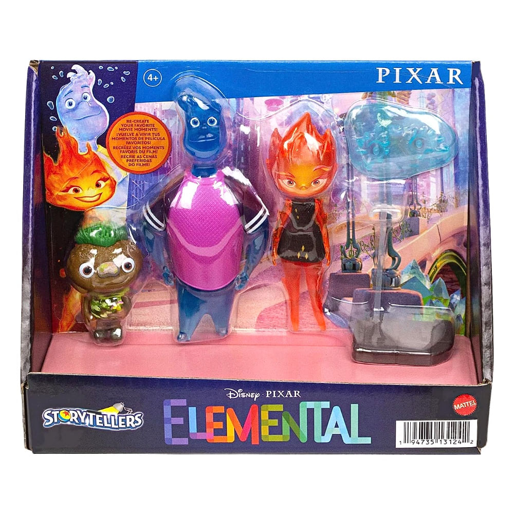 Set de Figuras StoryTellers Disney Pixar Elemental | plazaVea - plazaVea