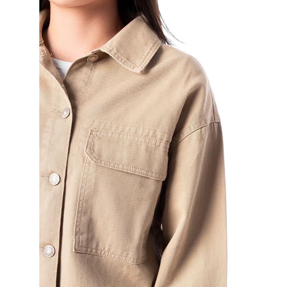 Camisaco Drill Mujer Kandyn Beige XL | plazaVea - plazaVea PRD
