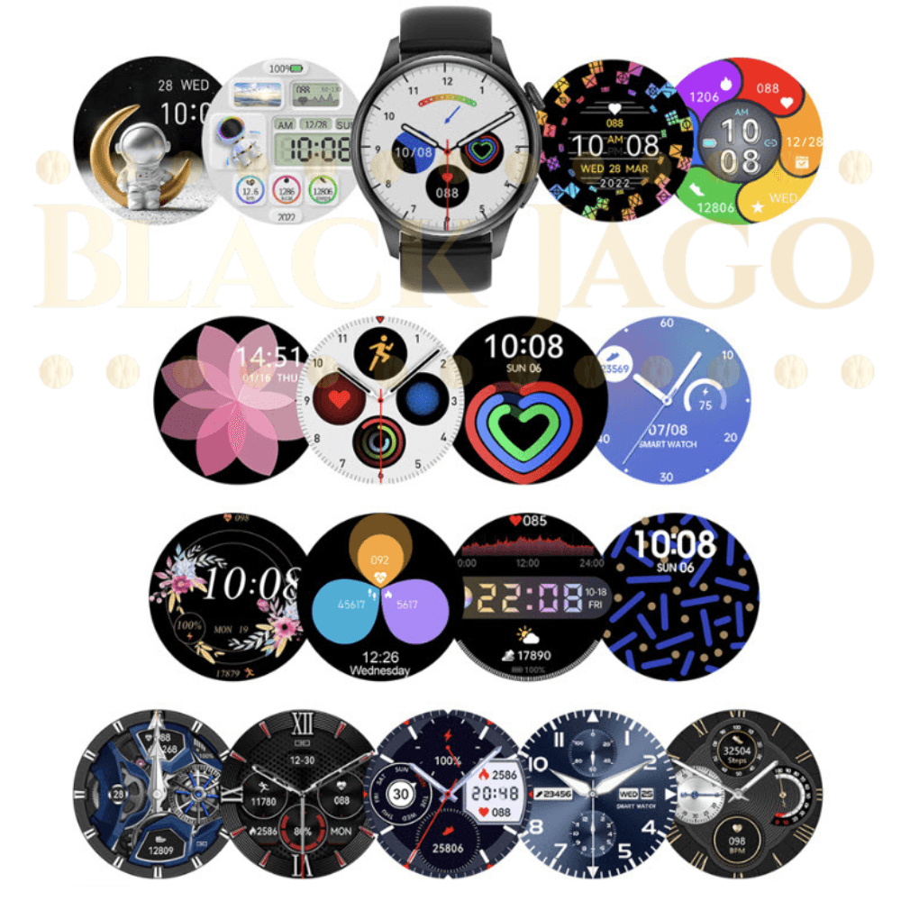 Smartwatch Dt3 Mate Reloj Doble Correa Alta Gama Nfc Gps Plateado Cuero ...