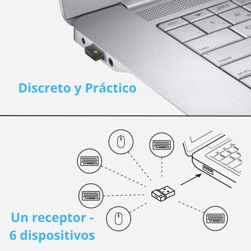 Receptor USB Logitech Logi Bolt Bluetooth Wireless Negro | plazaVea ...