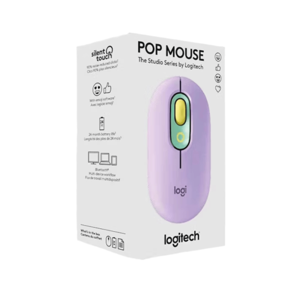 Mouse Bluetooth Color Lila Logitech Pop | plazaVea - plazaVea