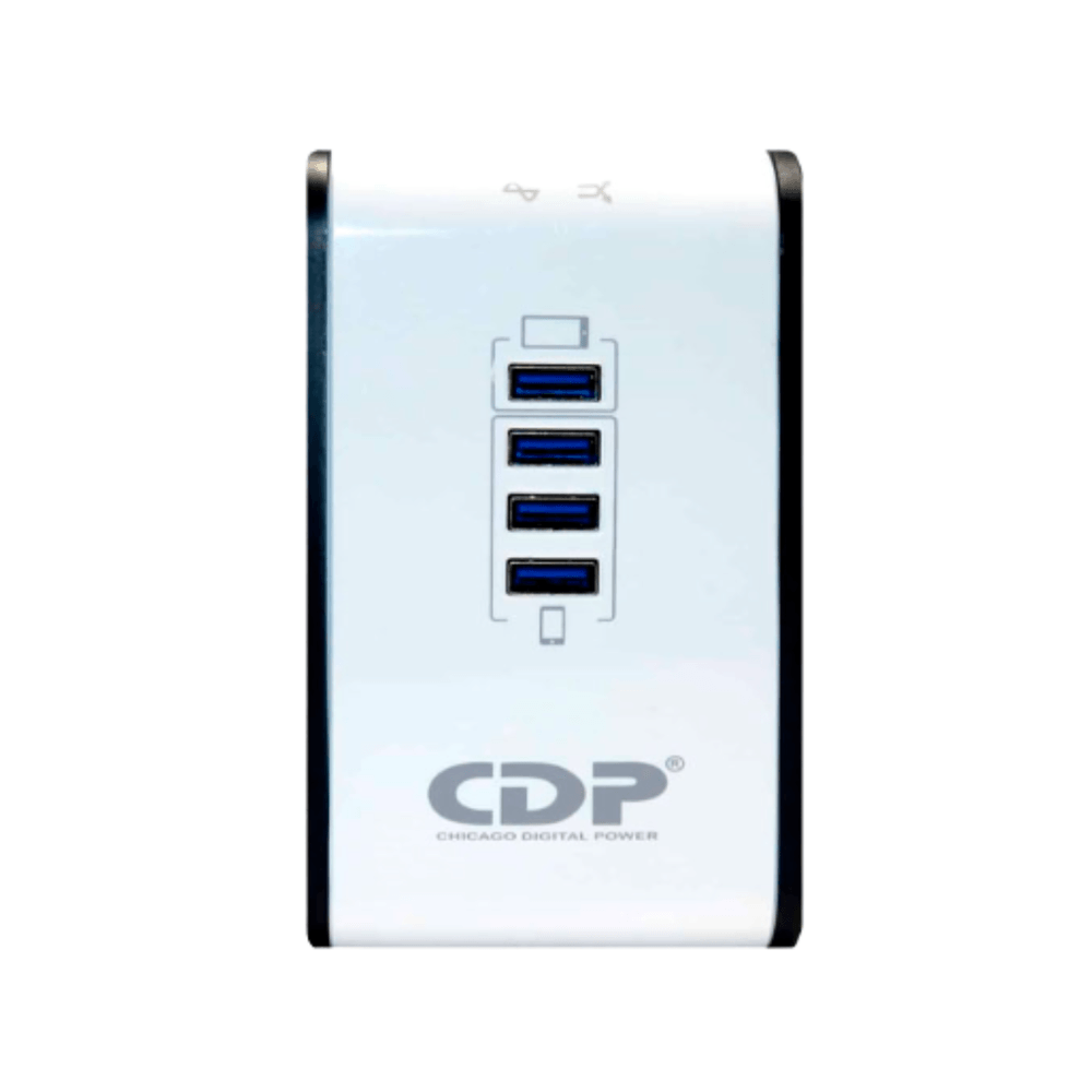 Estabilizador Cdp R2cu-avr1008i 1000va/500w 8 Salidas 4 Puertos Usb ...