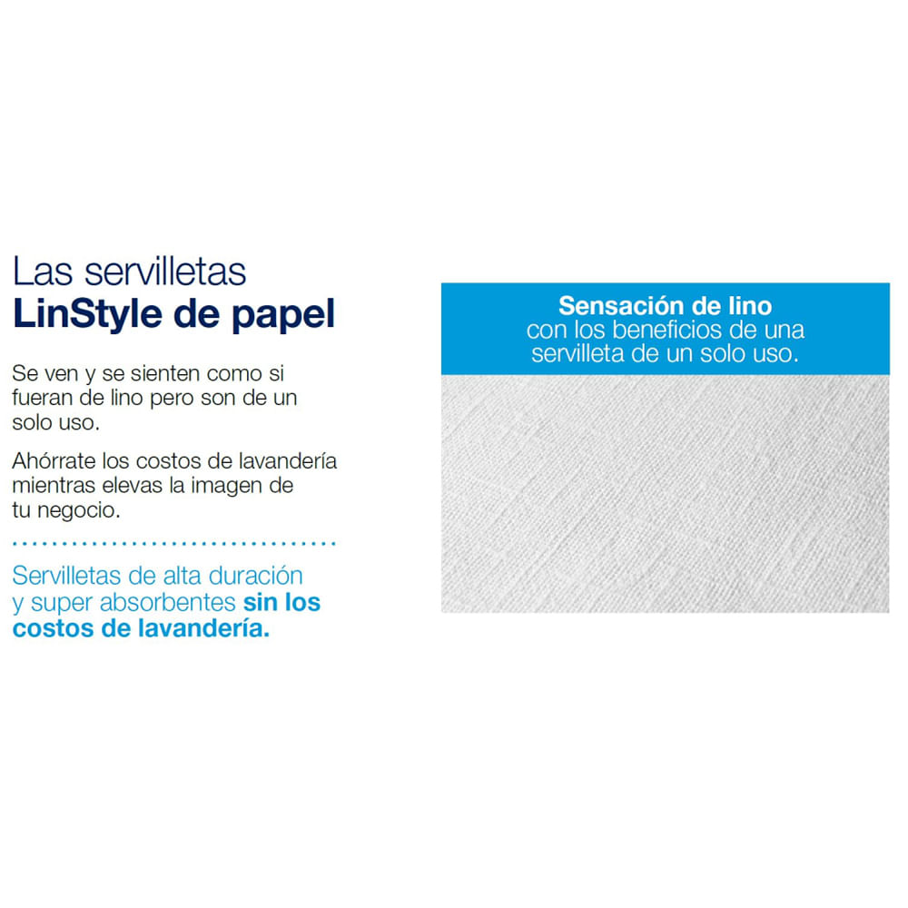 Servilleta TORK Linstyle Blanca 50 Und Pack x3 | plazaVea - plazaVea