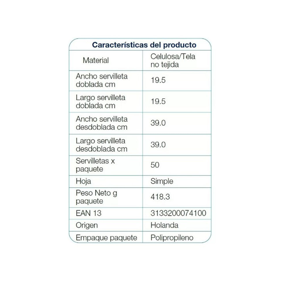 Servilleta TORK Linstyle Crema 50 Und Pack x6 | plazaVea - plazaVea