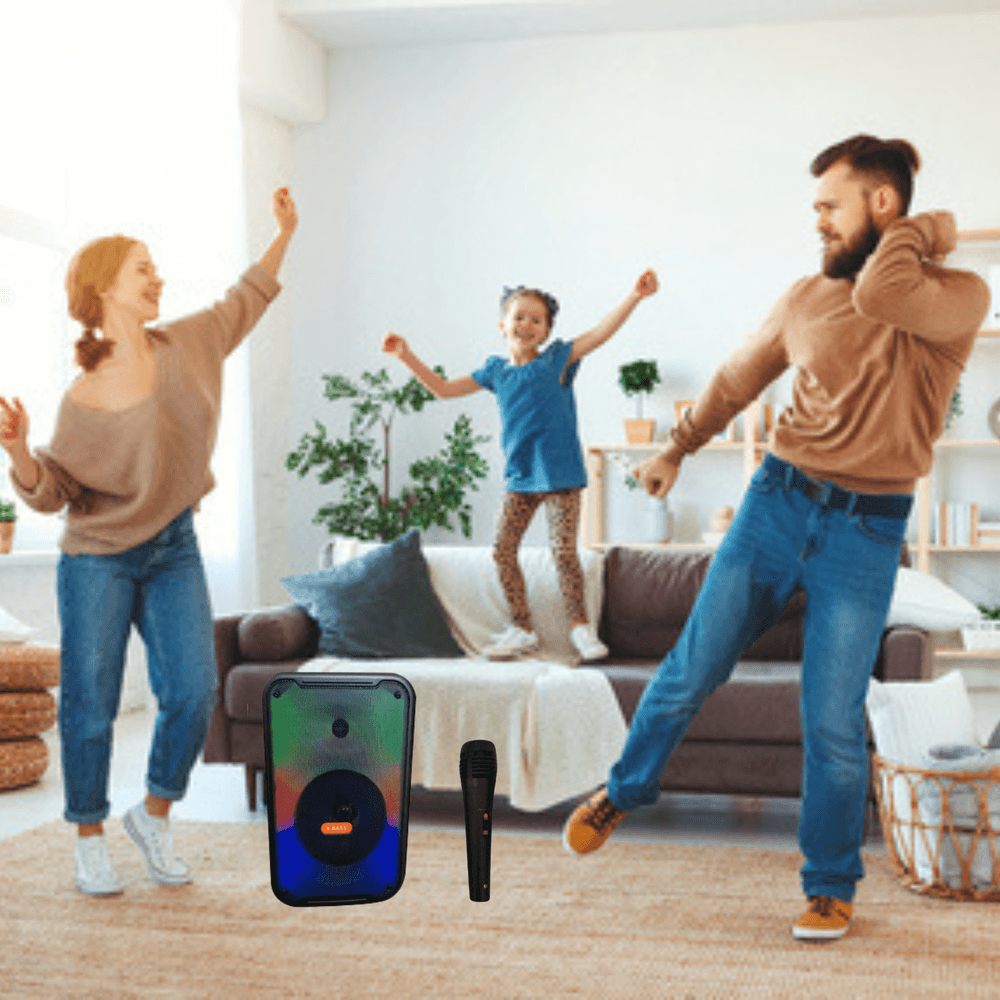 Parlante Portable DG 1163 Iluminación LED Micrófono | plazaVea - plazaVea