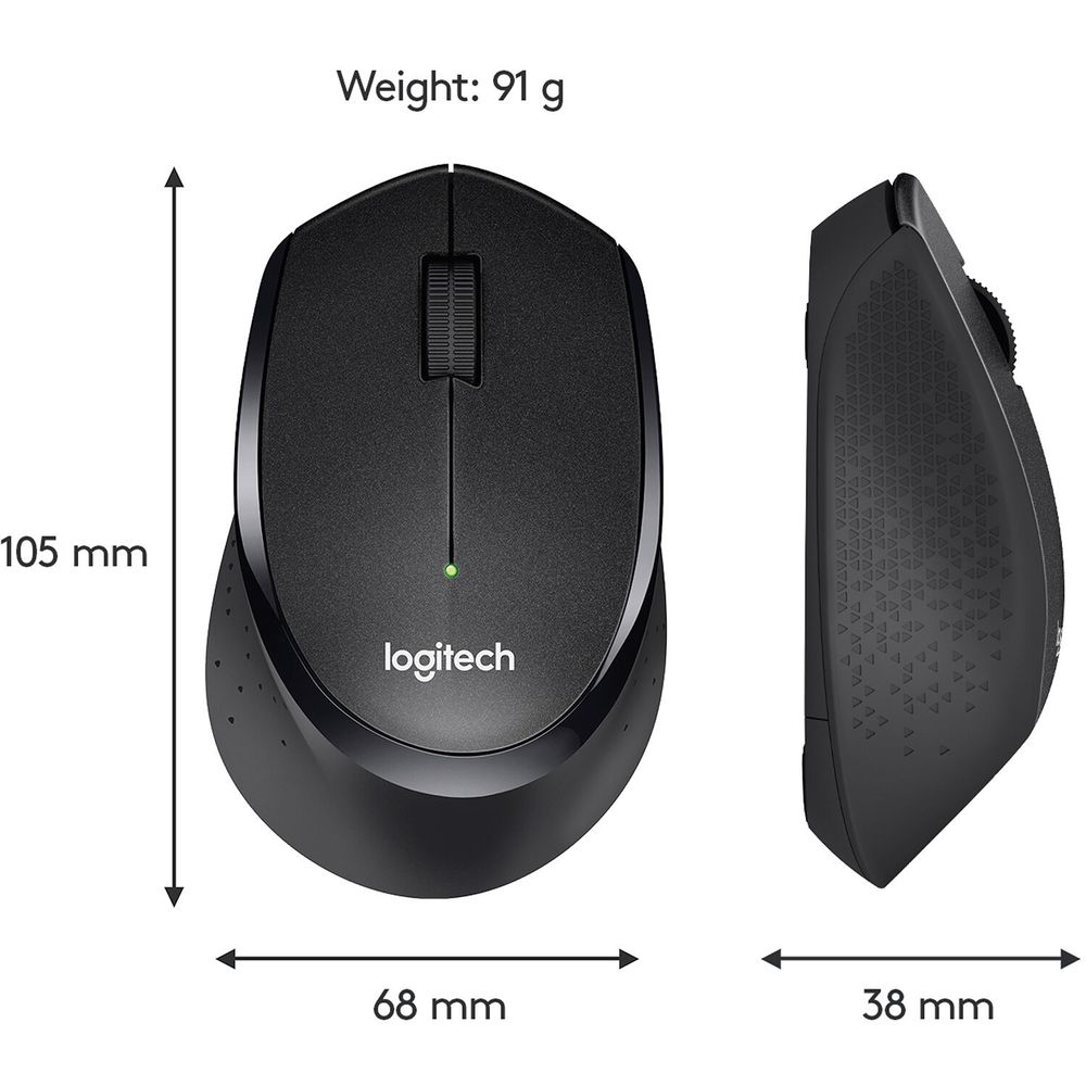 Mouse Inalámbrico Logitech M330 Silent Plus Negro | plazaVea - plazaVea