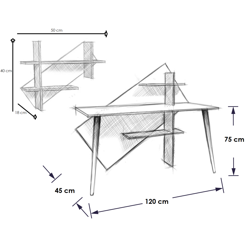 Escritorio Harumy DIBA Muebles | plazaVea - plazaVea