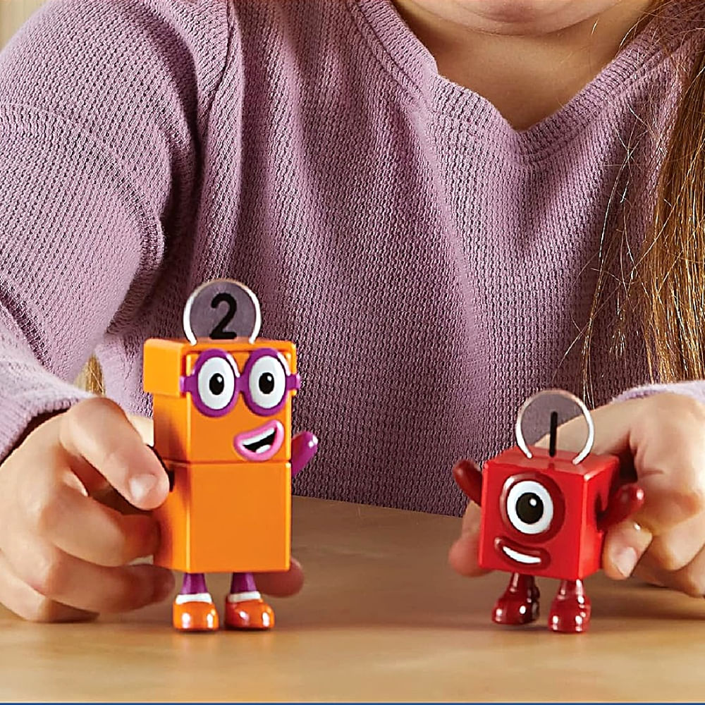 Set de Figuras Number Blocks 1 y 2 con bicicleta | plazaVea - plazaVea