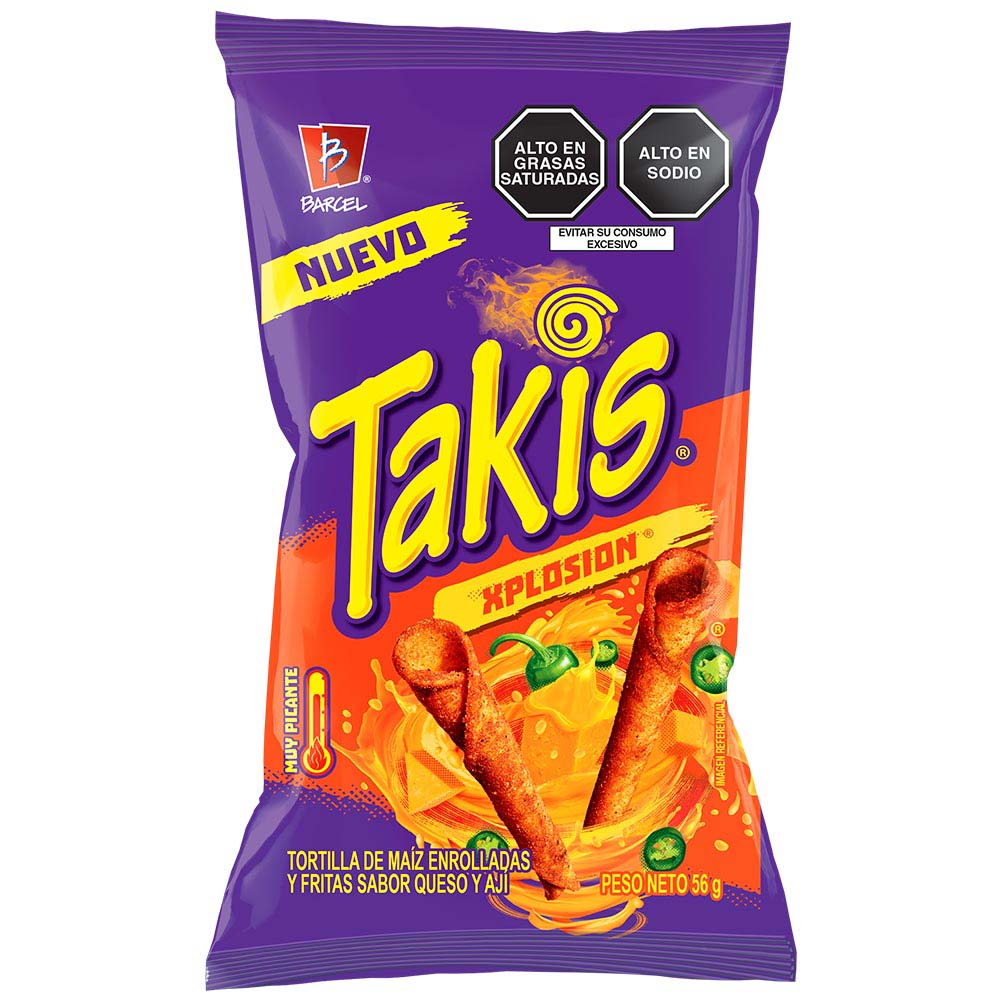 Tortillas de Maíz TAKIS Explosión Bolsa 56g | plazaVea - plazaVea