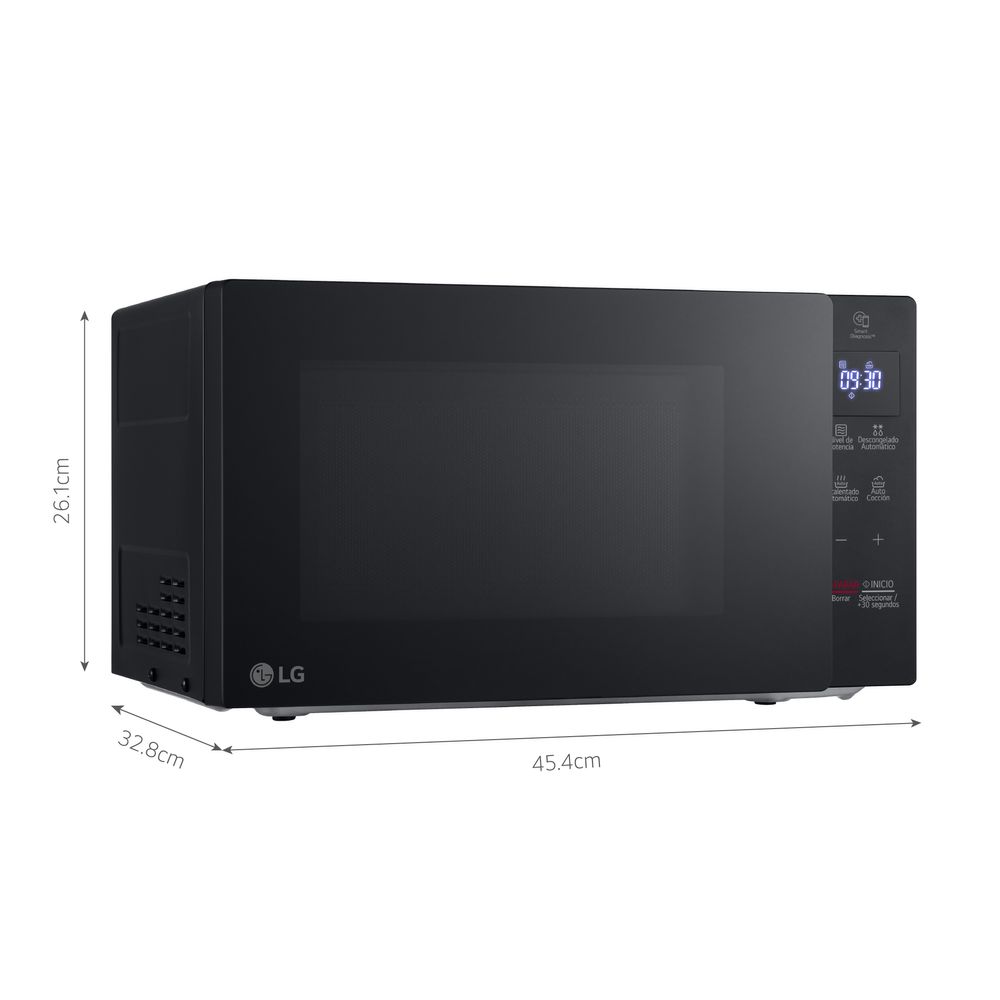 Horno Microondas LG 20L MS2032GAS Negro | plazaVea - plazaVea